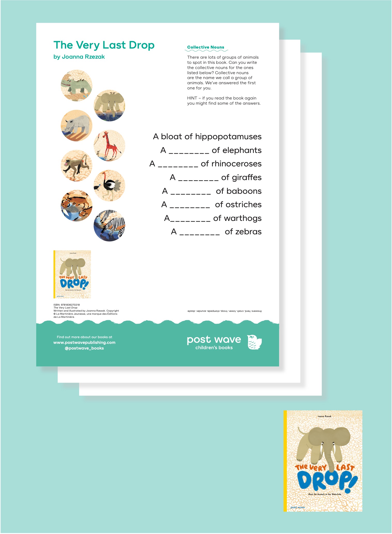 The Very Last Drop! | Post Wave Children's Books - UK